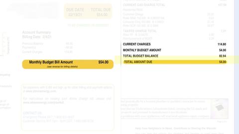 Budget Billing Provides a More Predictable Bill